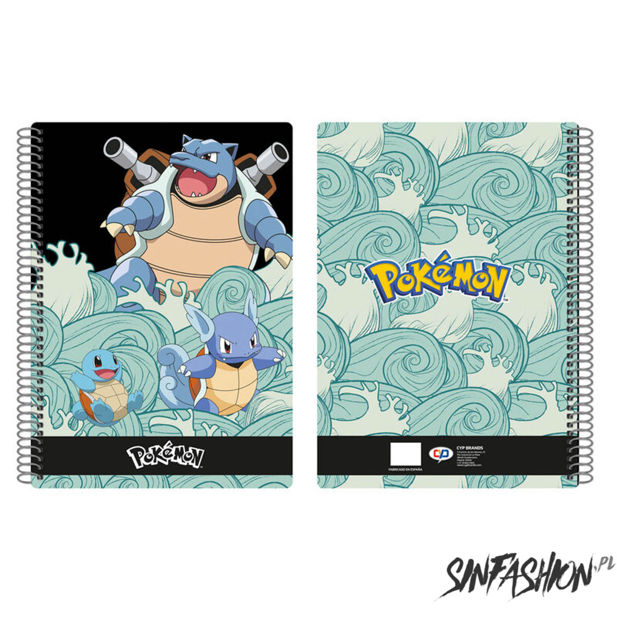Notes Pokemon Squirtle Evolution A4 notebook | Akcesoria \ Gadżety ...