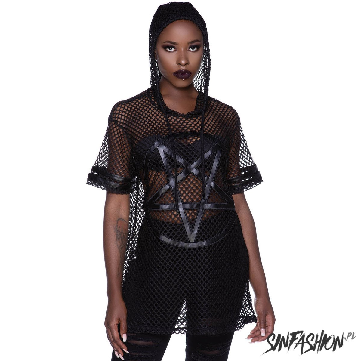 Top Killstar Hell Hound Fishnet Top | Kobiety \ Bluzy \ Z kapturem ...